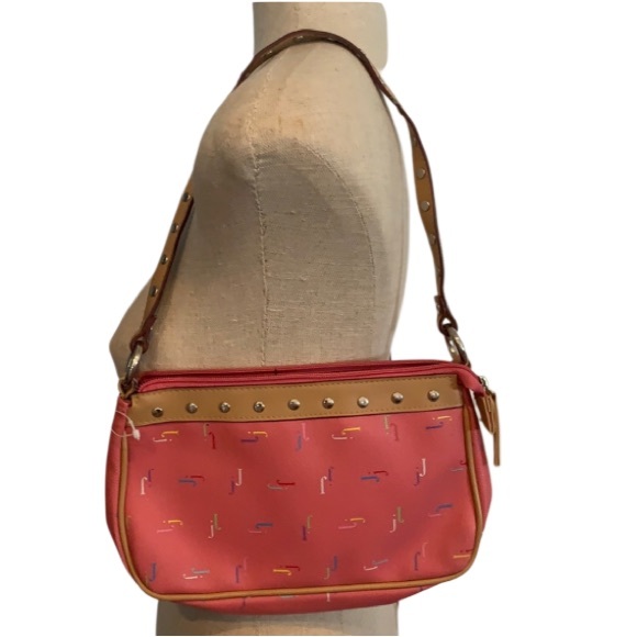 Vintage | Bags | New Y2k Pink Faux Leather Initial J Purse Shoulder Bag ...